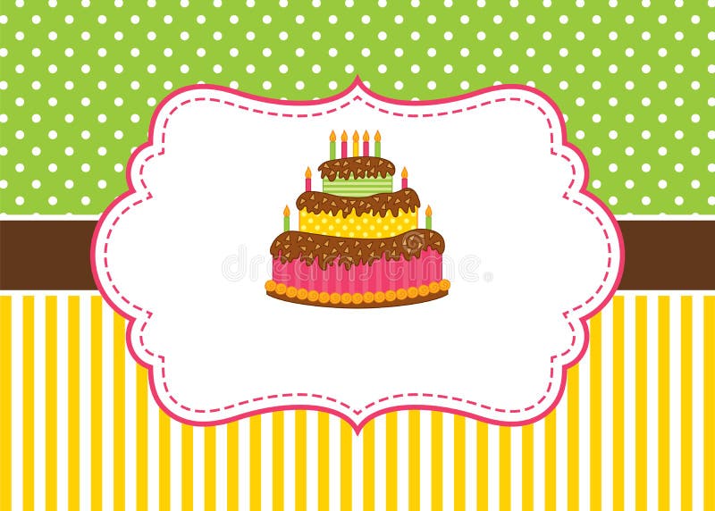 Cake Background Card Stock Illustrations – 125,100 Cake Background Card ...
