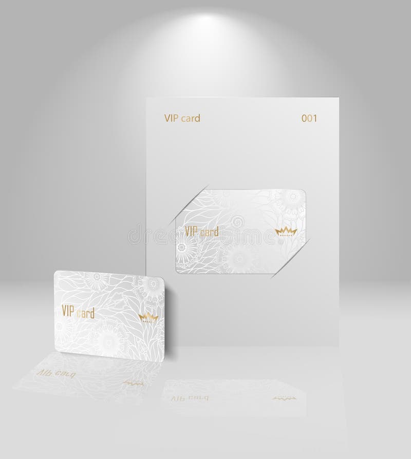Vector card template stock illustration. Illustration of gold - 44307817