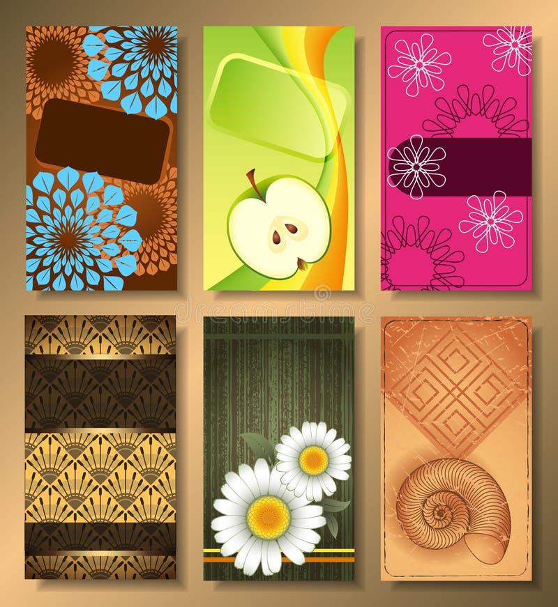 Vector cards stock vector. Illustration of color, frame - 20533520