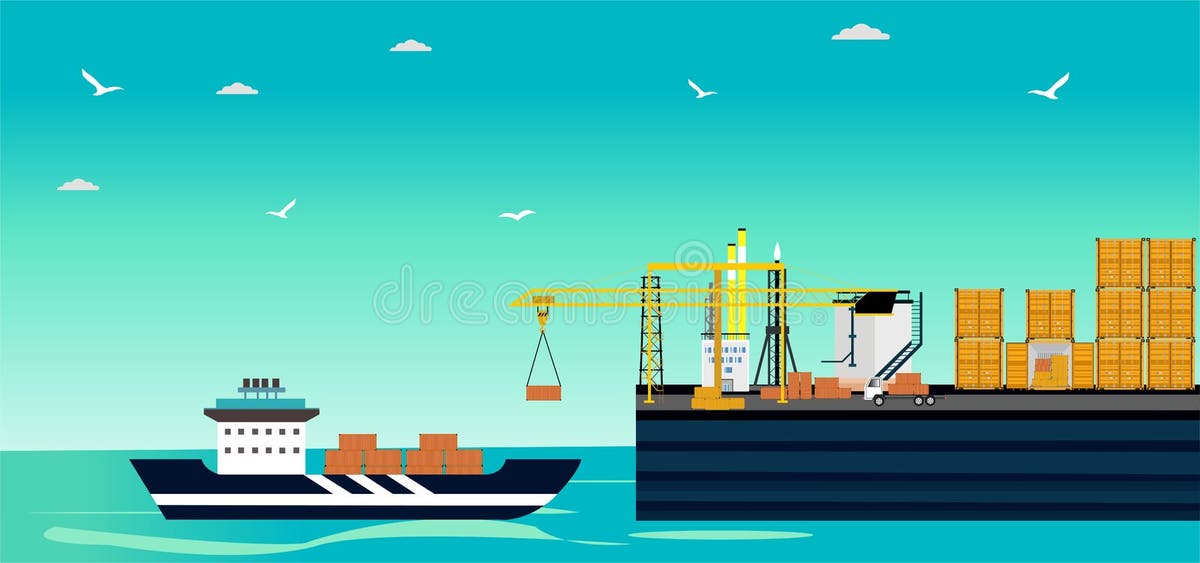 Dockside City Stock Illustrations – 167 Dockside City Stock ...