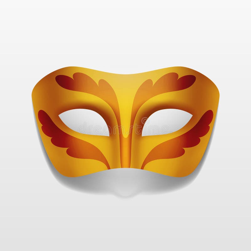 Vector Carnival Masquerade Party Mask Isolated Stock Vector ...