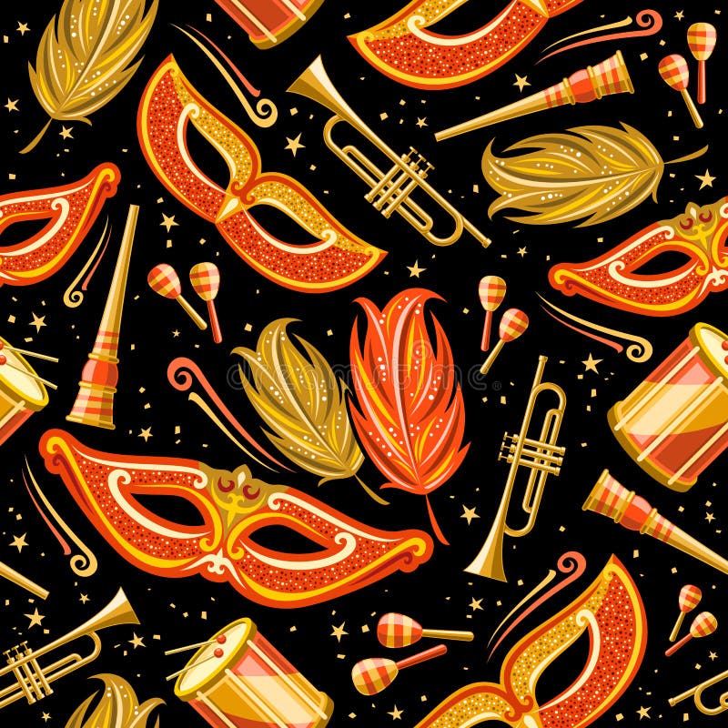 Caribbean Carnival Pattern Stock Illustrations – 118 Caribbean Carnival ...