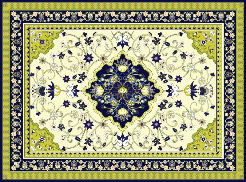 Vector carpet stock vector. Illustration of material, background - 9469085