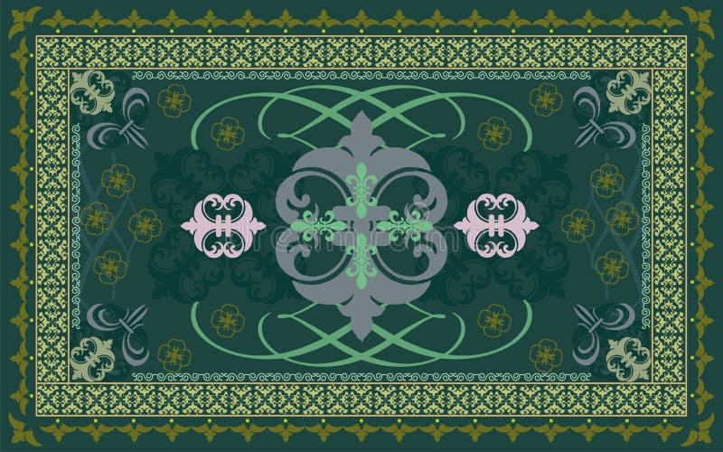 Vector carpet pattern stock vector. Illustration of decoration - 32415261
