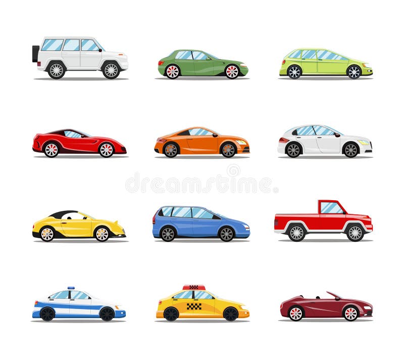 Old cars vector stock vector. Illustration of element - 10402015