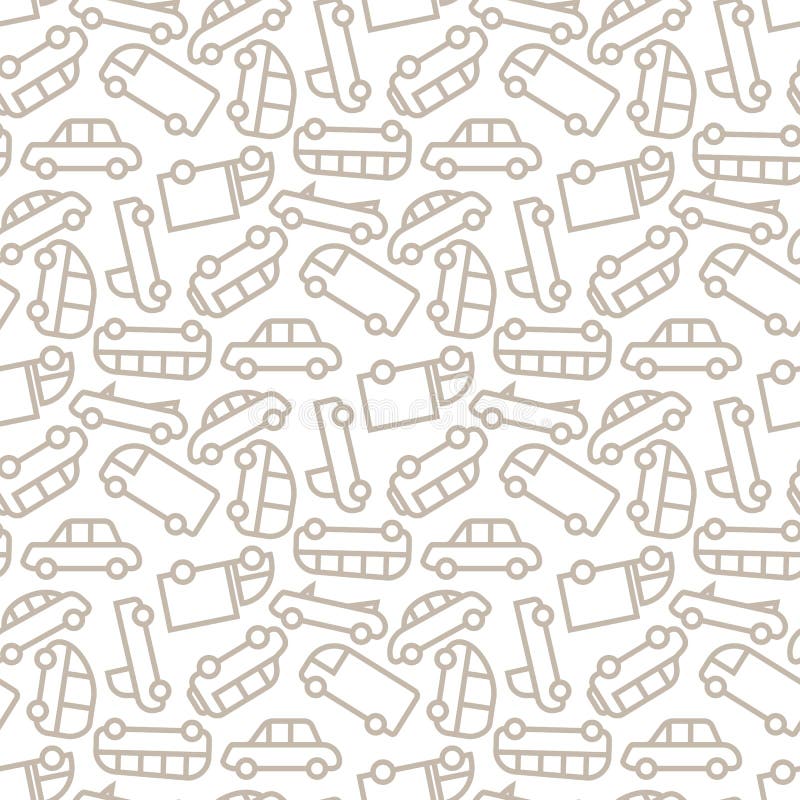 Vector cars pattern stock illustration. Illustration of ornament ...