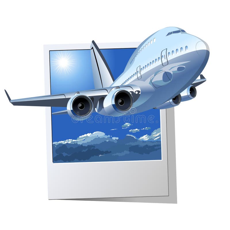Vector Boeing-787 At Runway Stock Vector - Illustration of journey ...