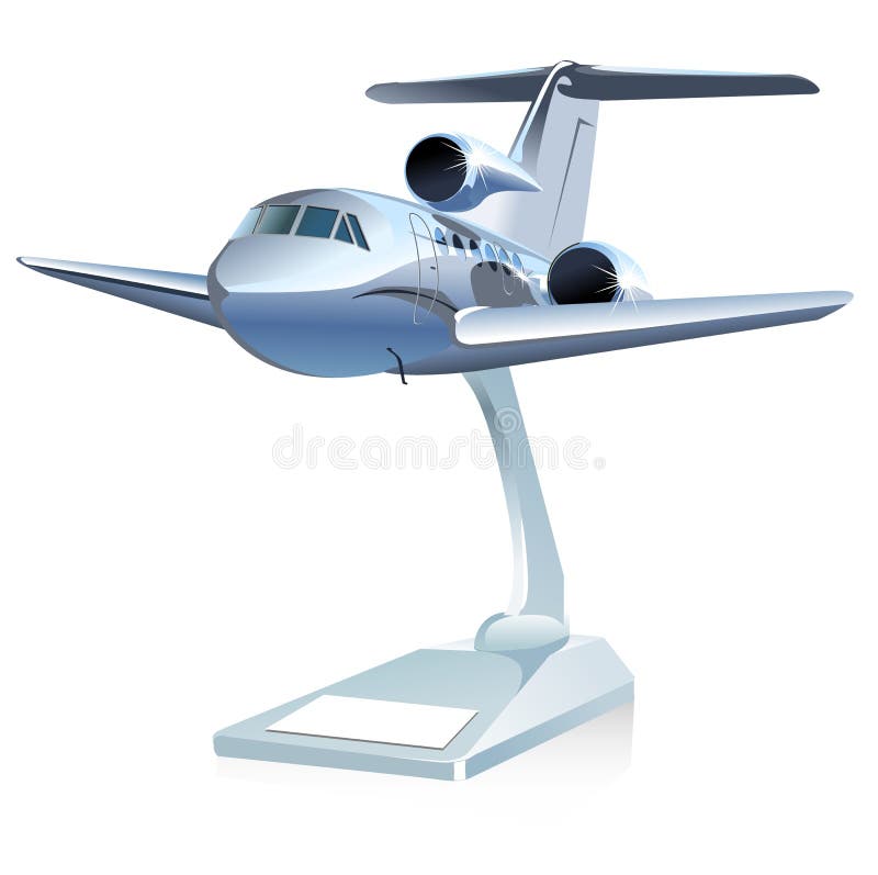 Vector Cartoon Airplane stock vector. Illustration of blue - 32813252