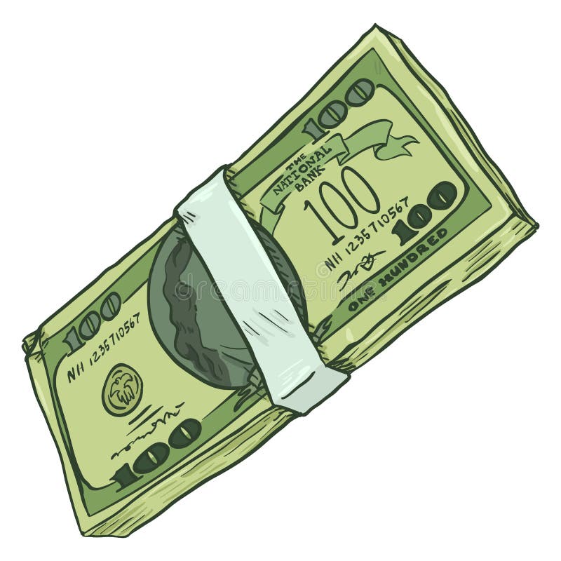 Vector Cartoon Bills Pack stock vector. Illustration of doodle - 85472384