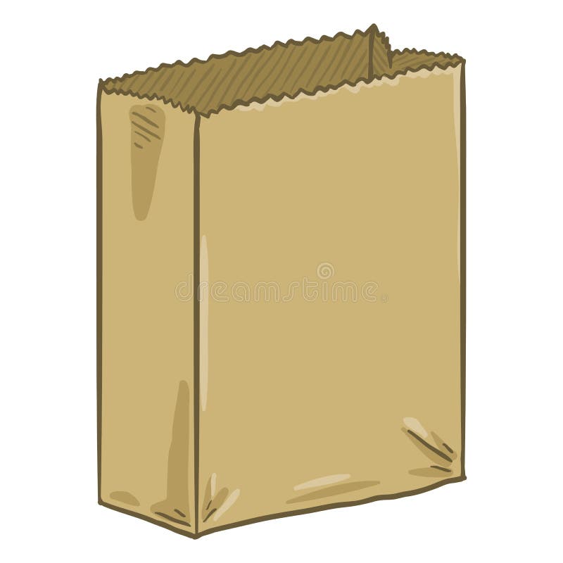 Brown Paper Bag Clipart Brown Paper Bag Clip Art Stock Illustrations