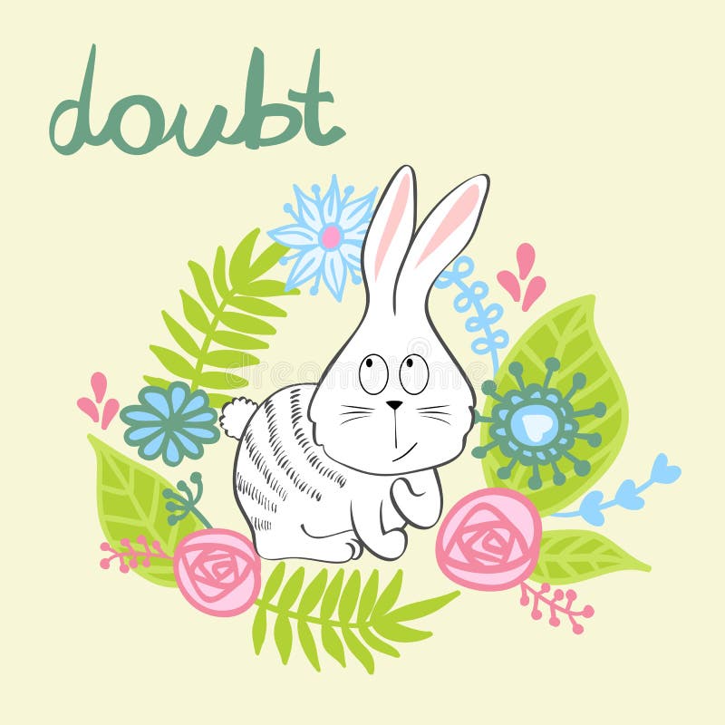 Doubt Rabbit Stock Illustrations – 46 Doubt Rabbit Stock Illustrations ...