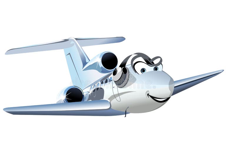 Funny Jet Airplane Face Stock Illustrations – 176 Funny Jet Airplane ...