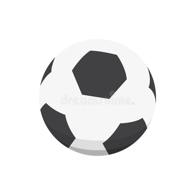 Vector Cartoon Colorful Ball Isolated Illustration. Stock Vector ...