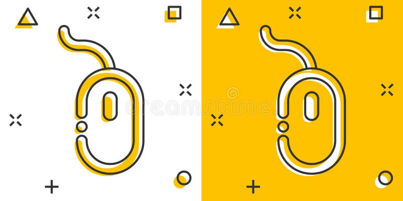 Computer Mouse Icon. Vector Illustration. Business Concept Mouse Stock ...
