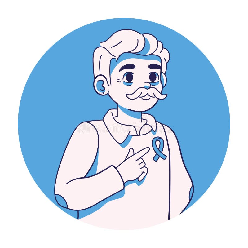 Vector Cartoon Cute Character World Cancer Day Stock Vector ...