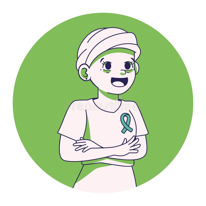 Vector Cartoon Cute Character World Cancer Day Stock Vector ...