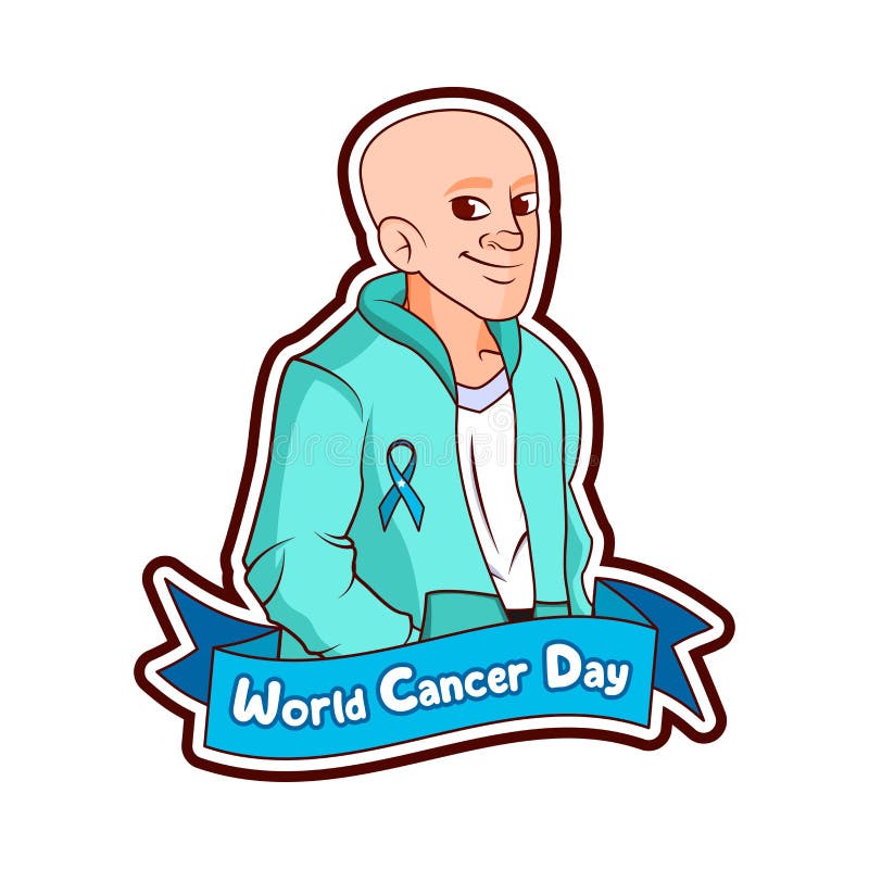Vector Cartoon Cute Character World Cancer Day Stock Vector ...