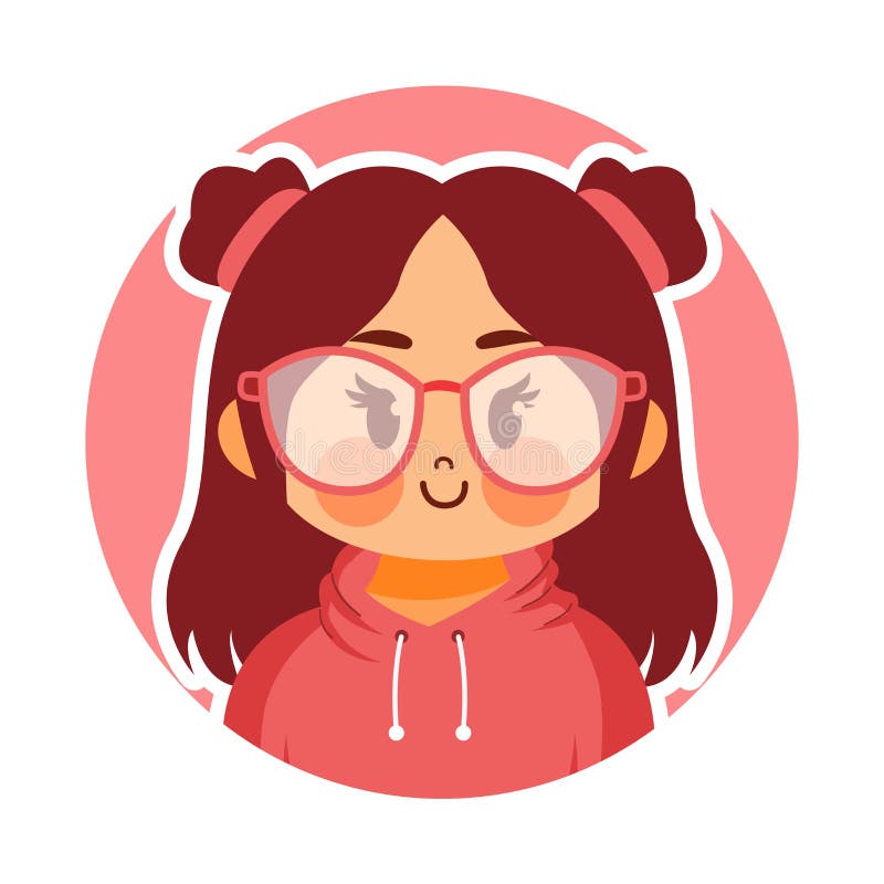 Vector Cartoon Cute Kawaii Kid Face Isolated Stock Vector ...