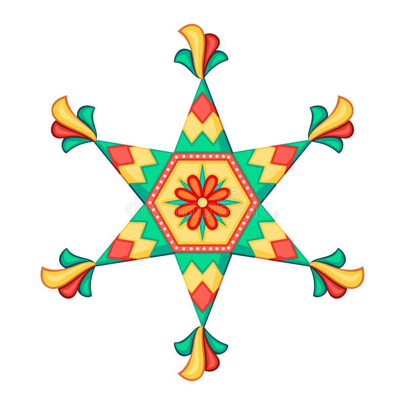 Vector Cartoon Cute Mexican Pinata Llustration Isolated Stock Vector ...