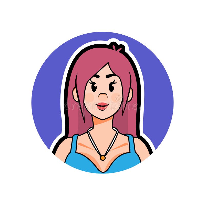 Vector Cartoon Cute Young Person Icon Isolated Stock Vector ...