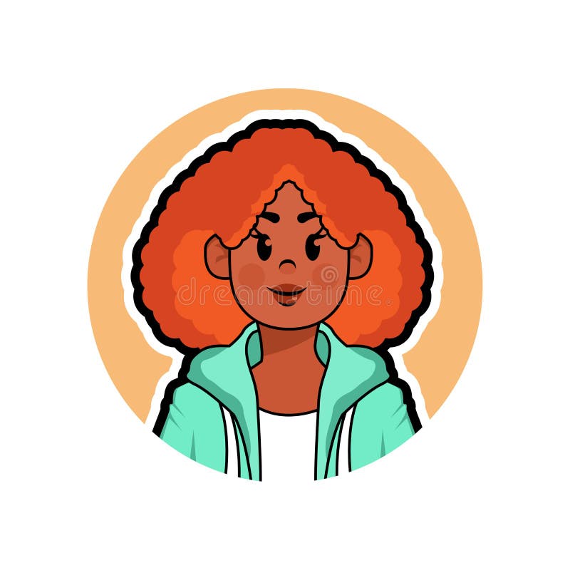 Vector Cartoon Cute Young Person Icon Isolated Stock Vector ...