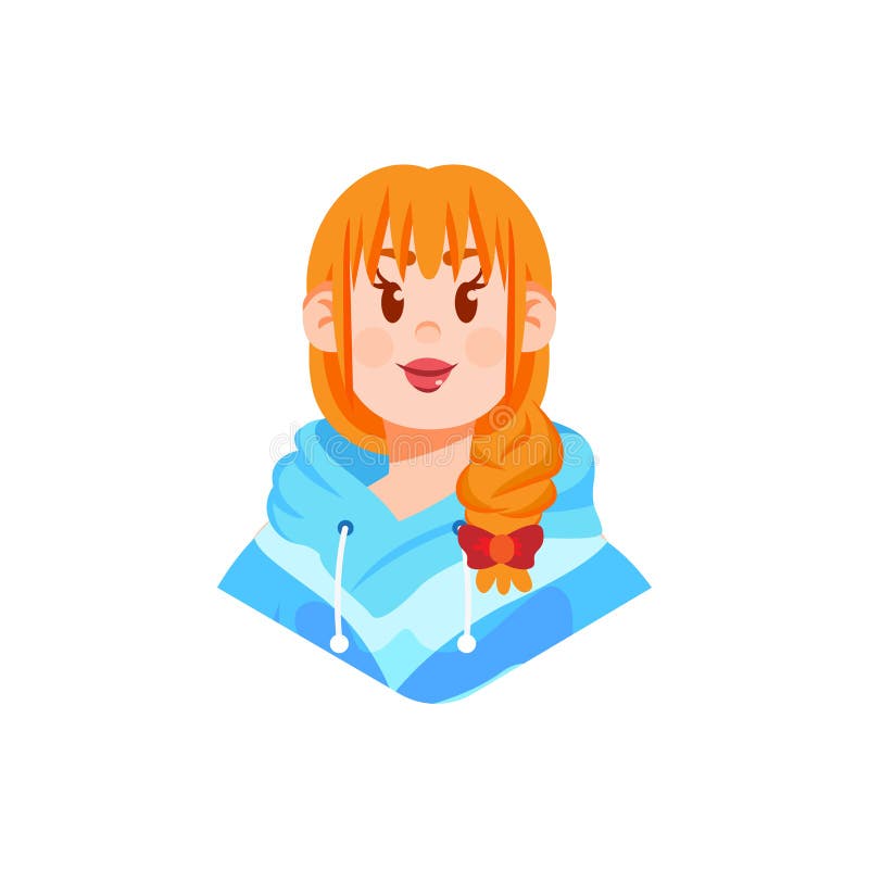 Vector Cartoon Cute Young Person Icon Isolated Stock Vector ...