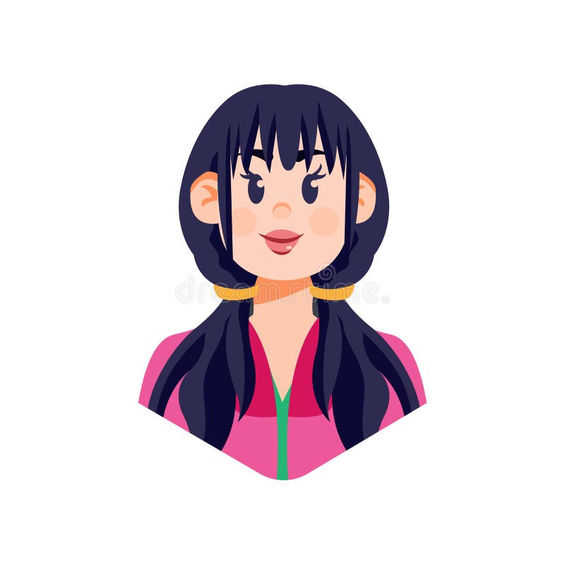 Vector Cartoon Cute Young Person Icon Isolated Stock Vector ...