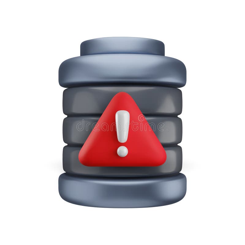 Vector Cartoon 3d Battery Problem Concept. Realistic Render of Low ...