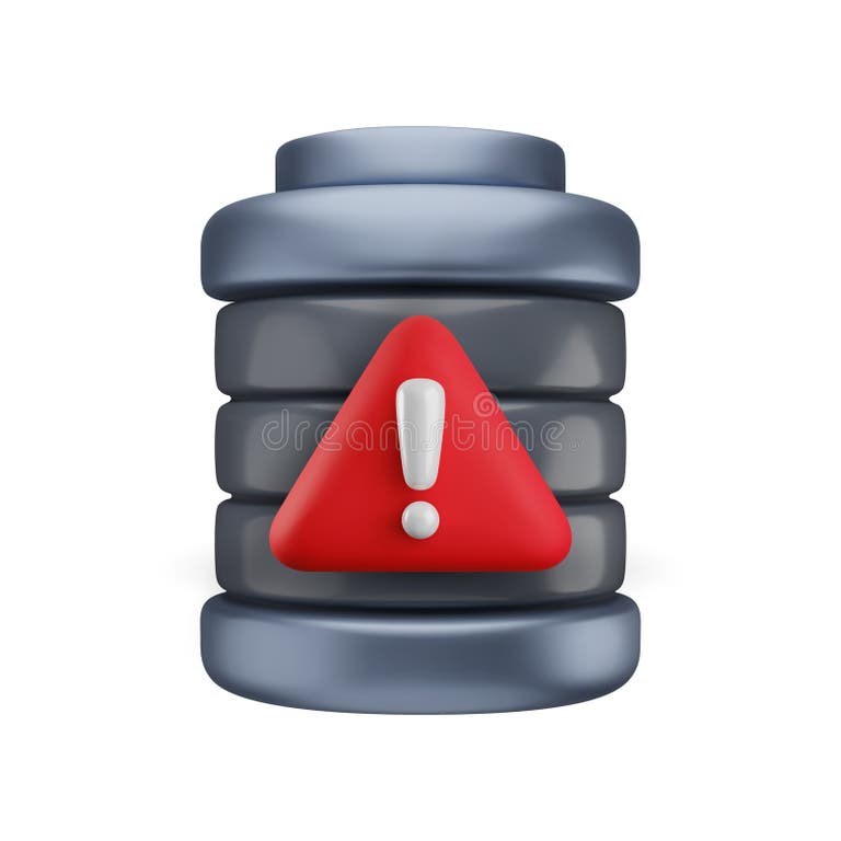 Vector Cartoon 3d Battery Problem Concept. Realistic Render of Low ...