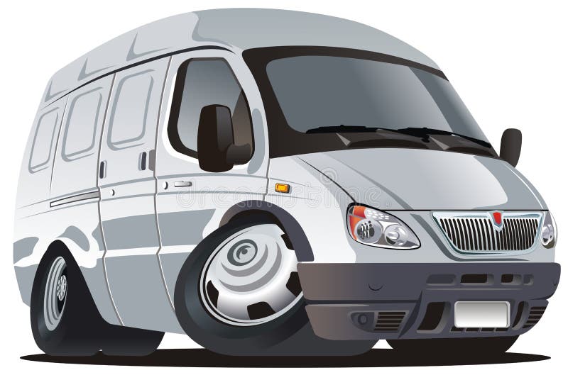 Cartoon Delivery / Cargo Truck Stock Vector - Illustration of diesel ...