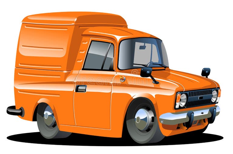 Cargo Van Cartoon Stock Illustrations – 8,484 Cargo Van Cartoon Stock ...