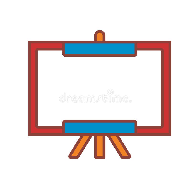 Cartoon Emoji Board Icon Isolated Illustration Stock Illustration ...