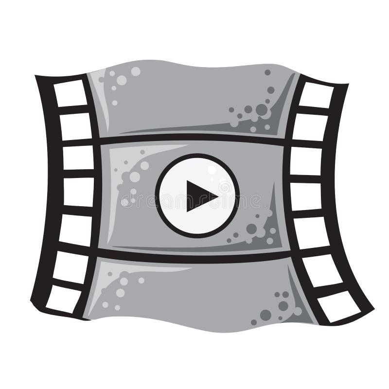 Vector cartoon film stock vector. Image of cinematographer - 34111969