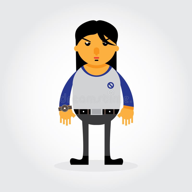 Colorful Fun Hipster Vector Cartoon Flat People Stock Vector ...