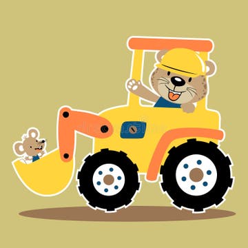 Construction Funny Mouse Stock Illustrations – 150 Construction Funny ...