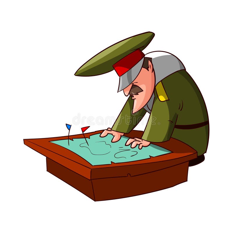 Vector Cartoon General stock vector. Illustration of force - 82258363