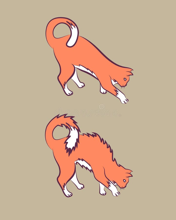 Cartoon Cat Panic Stock Illustrations – 121 Cartoon Cat Panic Stock ...