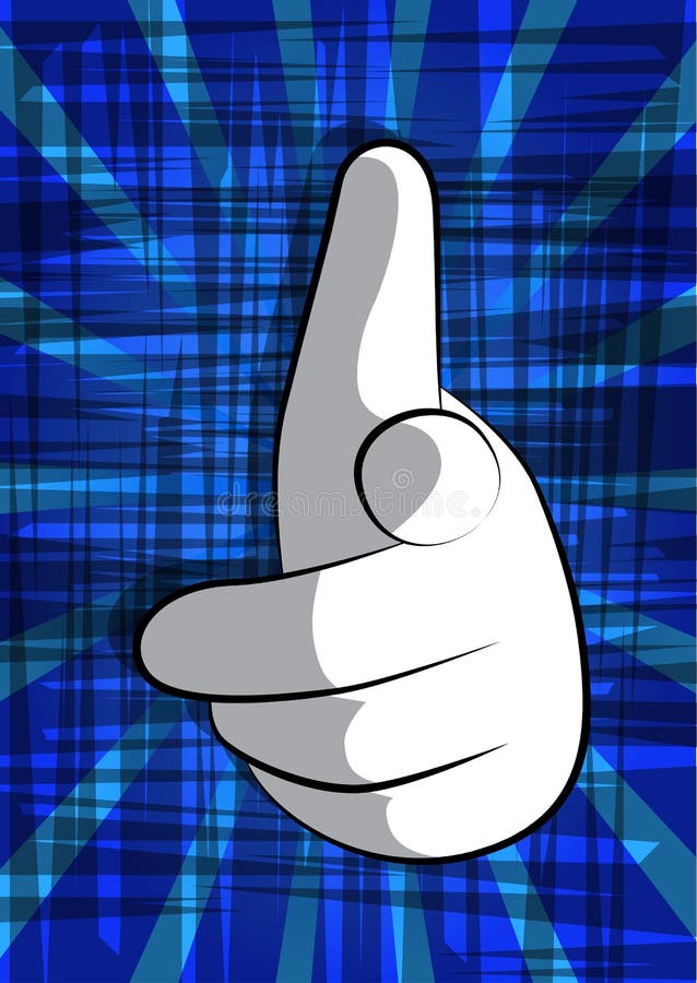 Vector Cartoon Hand Pointing at the Viewer. Stock Vector - Illustration ...
