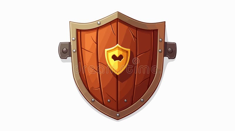 Shield and Lock Vector Icon Cartoon Vector Illustration Stock Vector ...