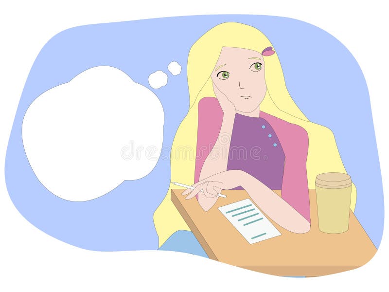 Brooding Girl Stock Illustrations – 124 Brooding Girl Stock ...