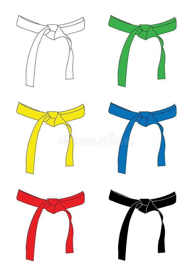 Karate Belts Stock Illustrations – 196 Karate Belts Stock Illustrations ...