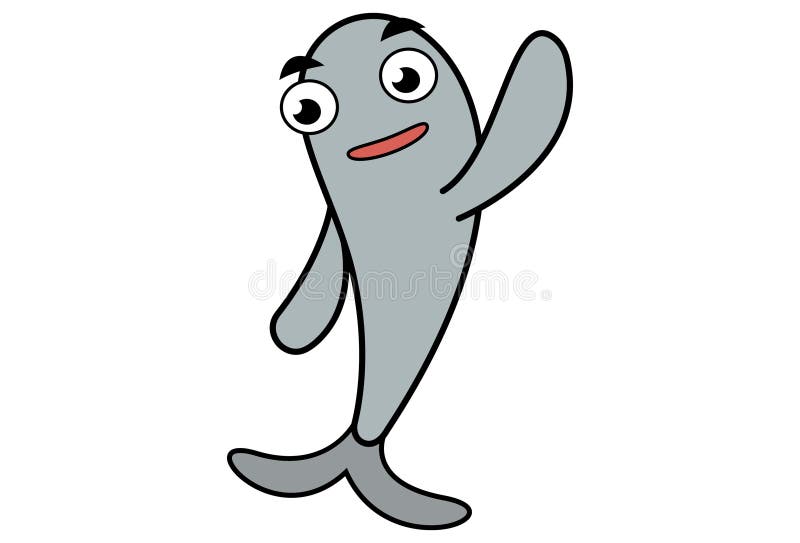 Vector Cartoon Illustration of Fish Stock Vector - Illustration of cute ...