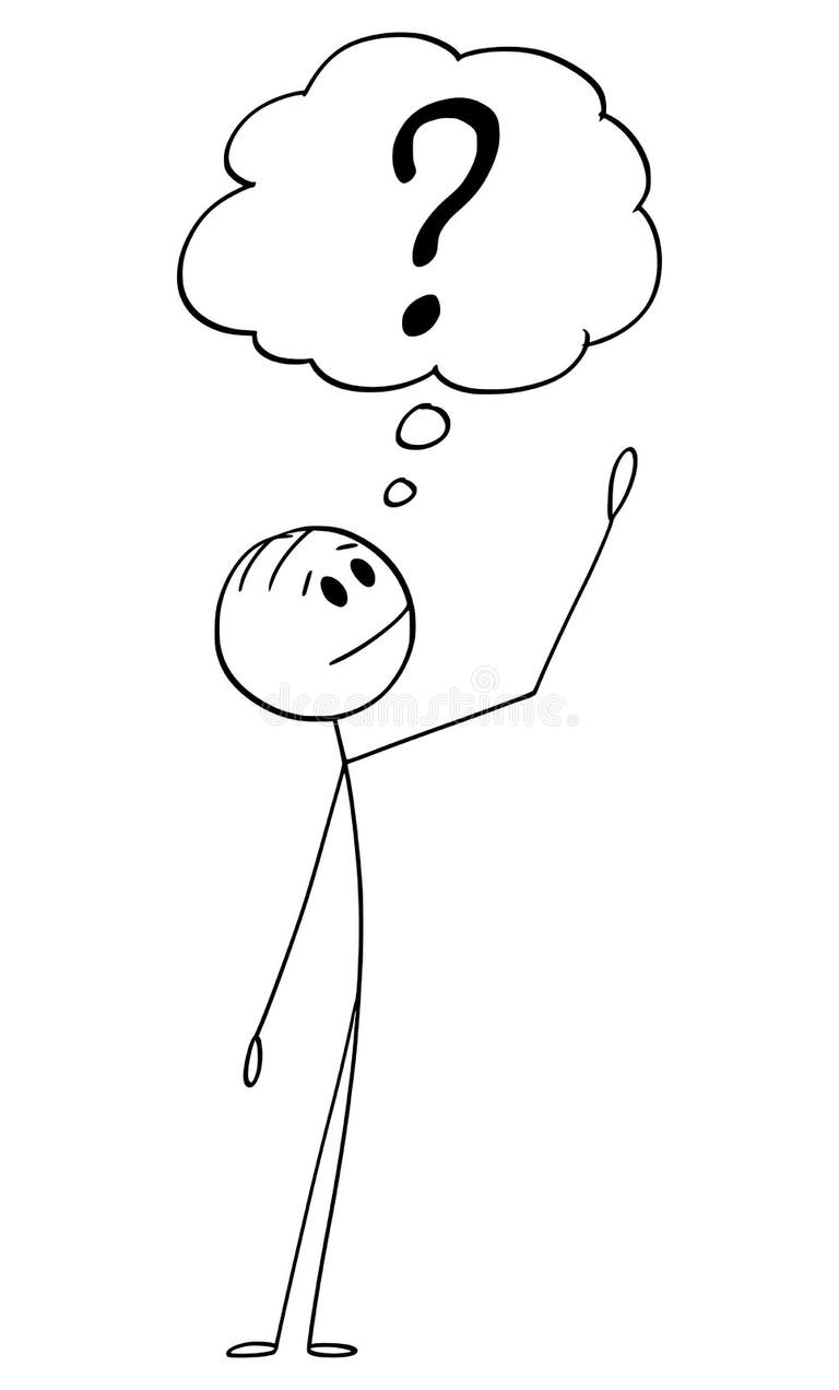 Question Stick Figure Stock Illustrations – 1,058 Question Stick Figure ...