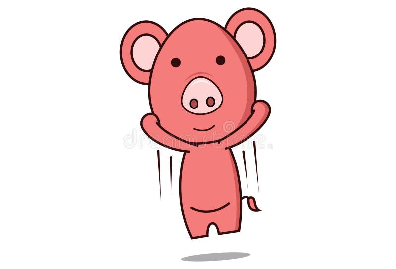 Happy Jumping Pig Stock Illustrations – 244 Happy Jumping Pig Stock ...
