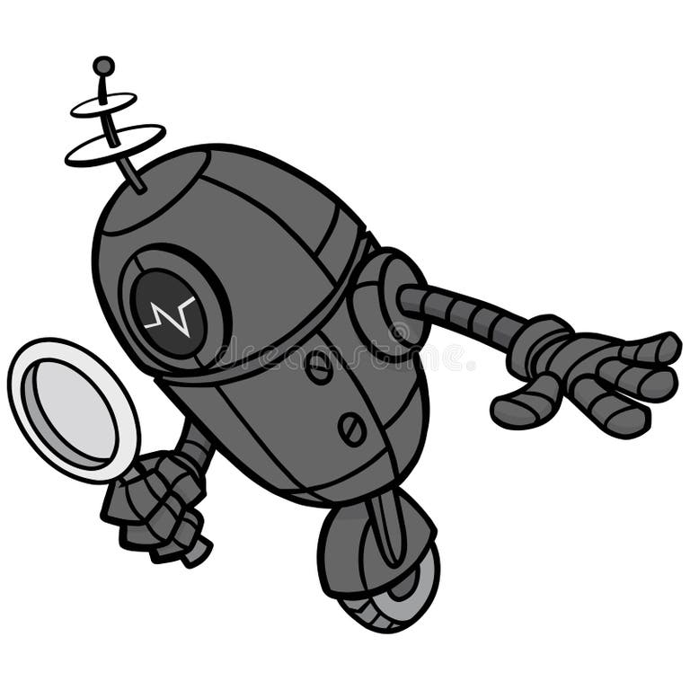 Search Engine Bot Illustration Stock Vector - Illustration of ...