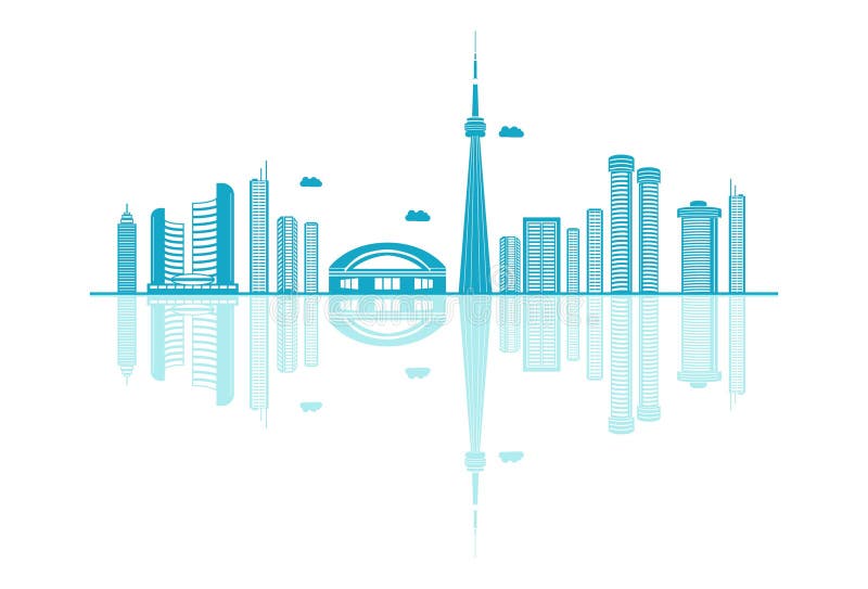 Cartoon Toronto City Skyline Stock Illustrations – 71 Cartoon Toronto ...