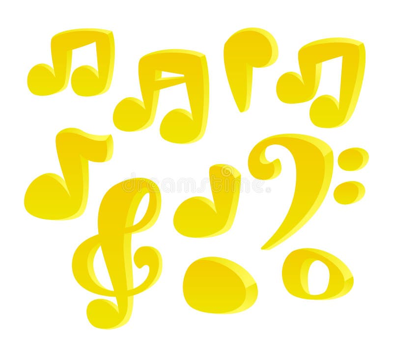 Music Notes Seamless Vector Pattern. Stock Vector - Illustration of ...