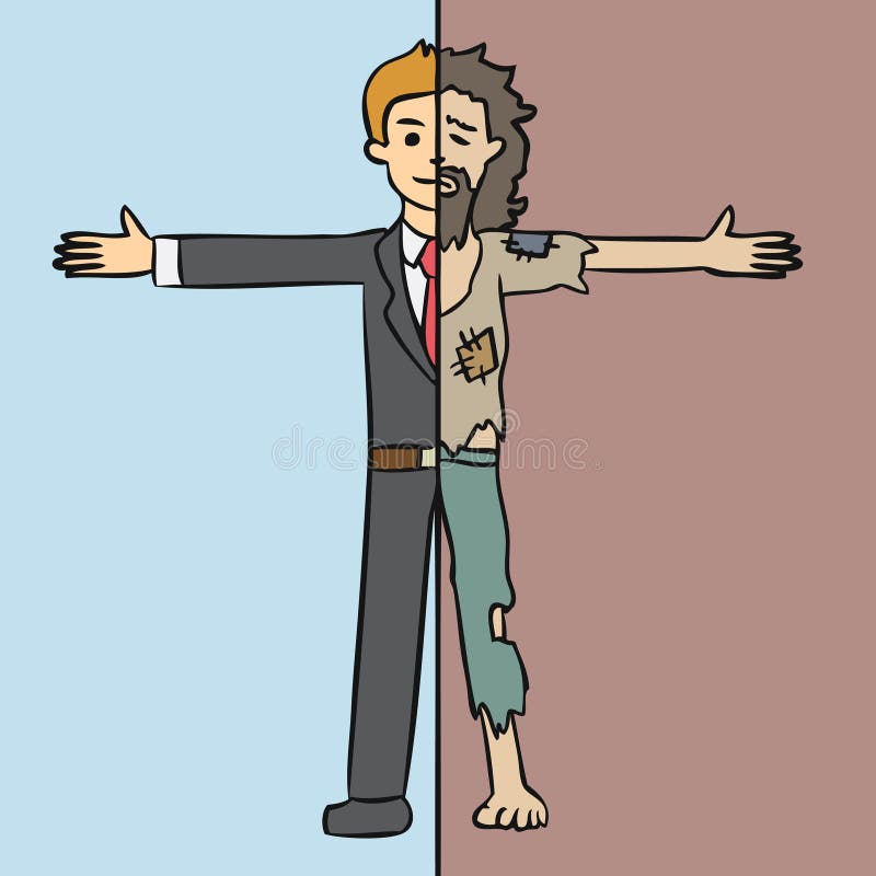 Opposite Rich Stock Illustrations – 123 Opposite Rich Stock ...