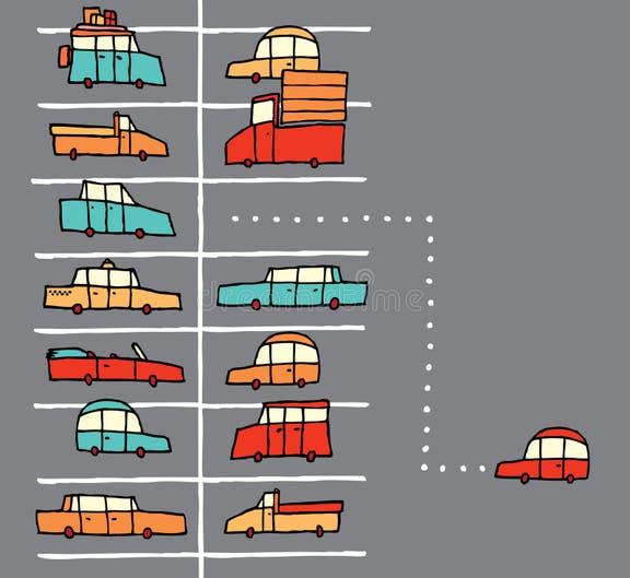 Cartoon Parking Lot Stock Illustrations – 1,637 Cartoon Parking Lot ...