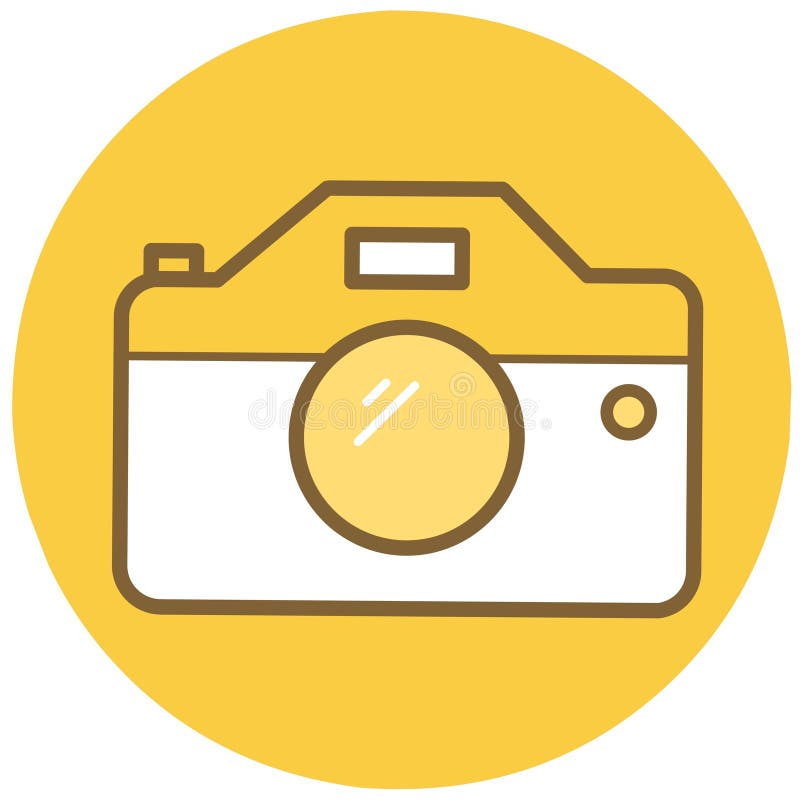 Vector Cartoon Photo Camera Icon in Comic Style. Stock Vector ...